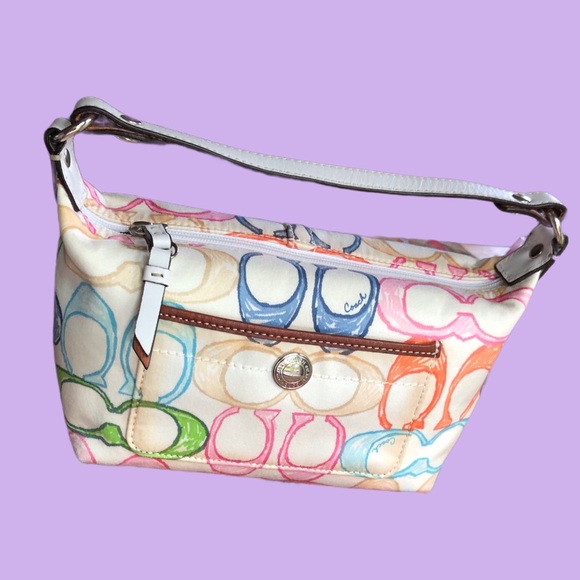Coach | Bags | Coach Pastel Signature Shoulder Bag | Poshmark